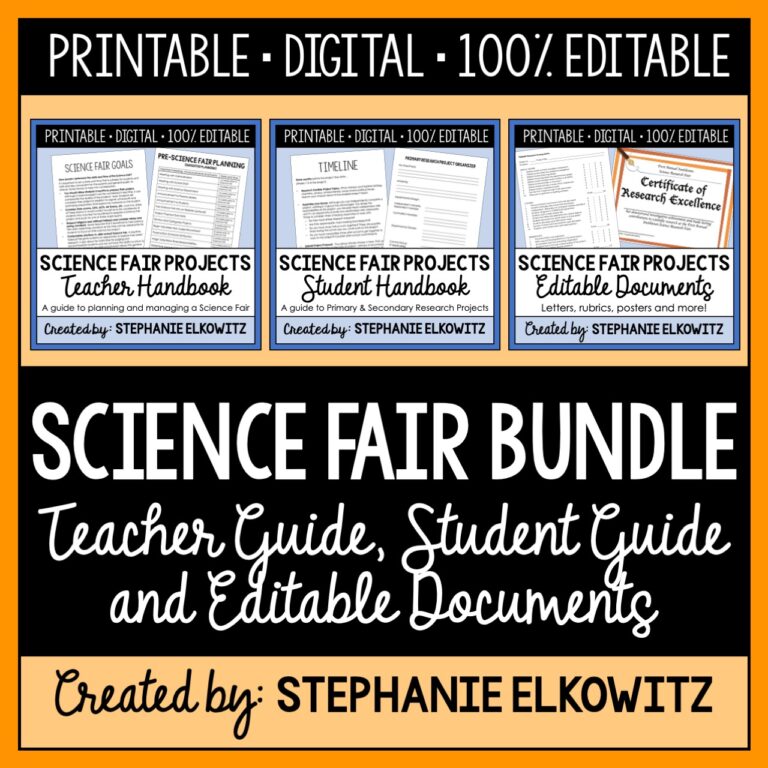 Science Fair Bundle | Stephanie Elkowitz