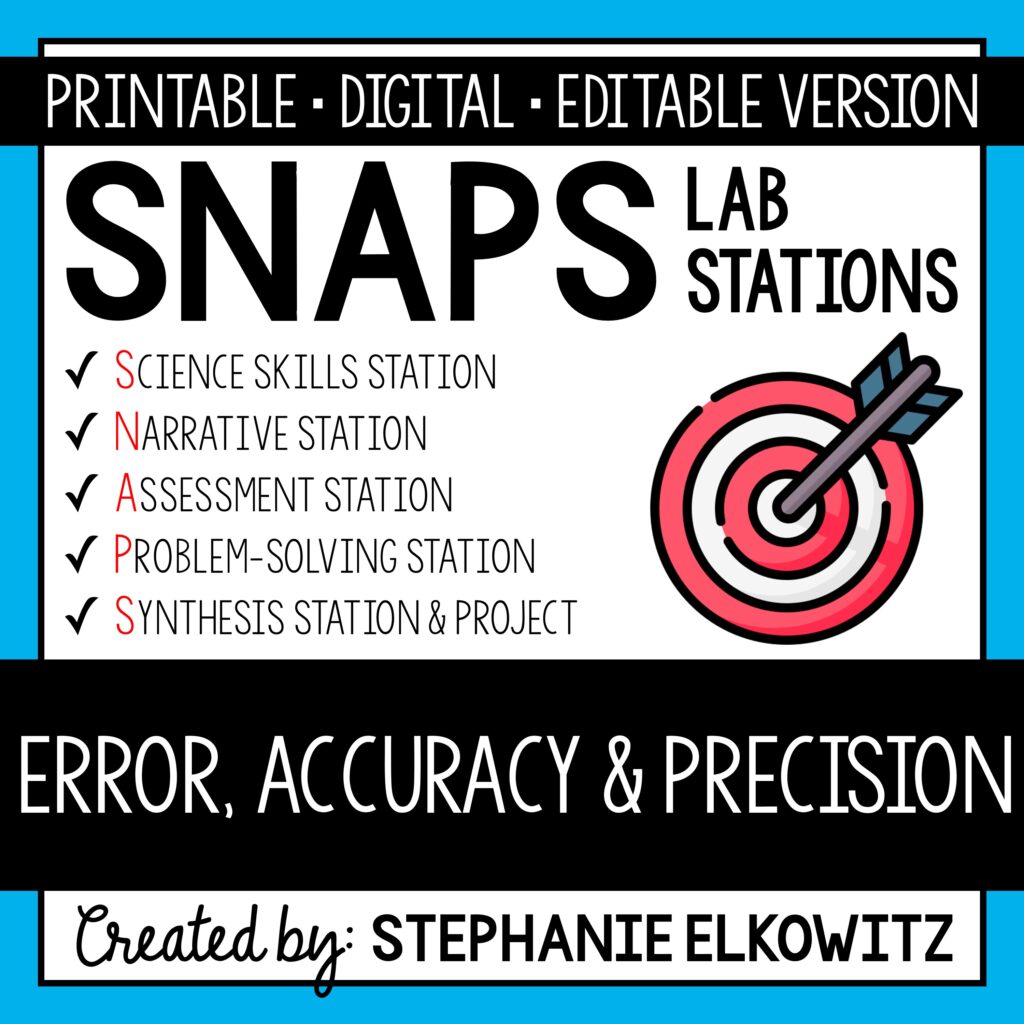 Error Accuracy And Precision Lab Stephanie Elkowitz