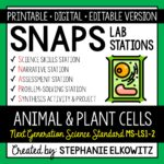MS-LS1-2 Plant and Animal Cells Lab | Stephanie Elkowitz