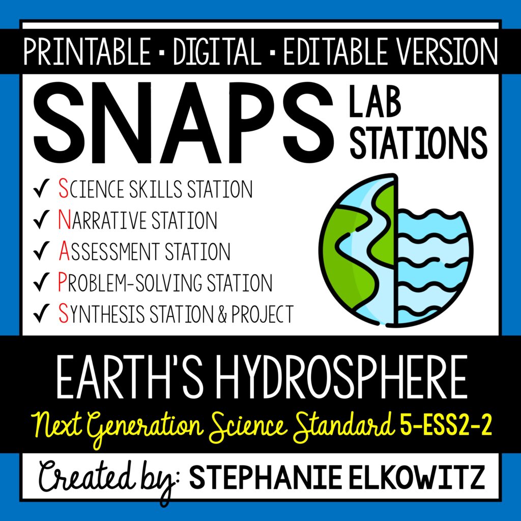 5-ESS2-2 Earth's Hydrosphere Lab | Stephanie Elkowitz