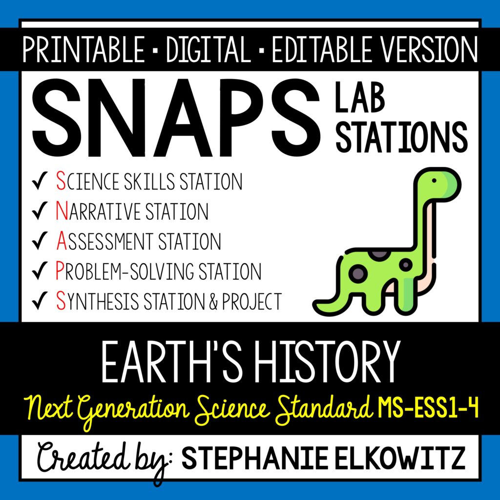 MS-ESS1-4 Earth's History Lab | Stephanie Elkowitz