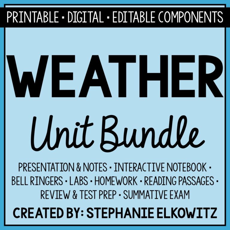 Weather Unit Bundle | Stephanie Elkowitz