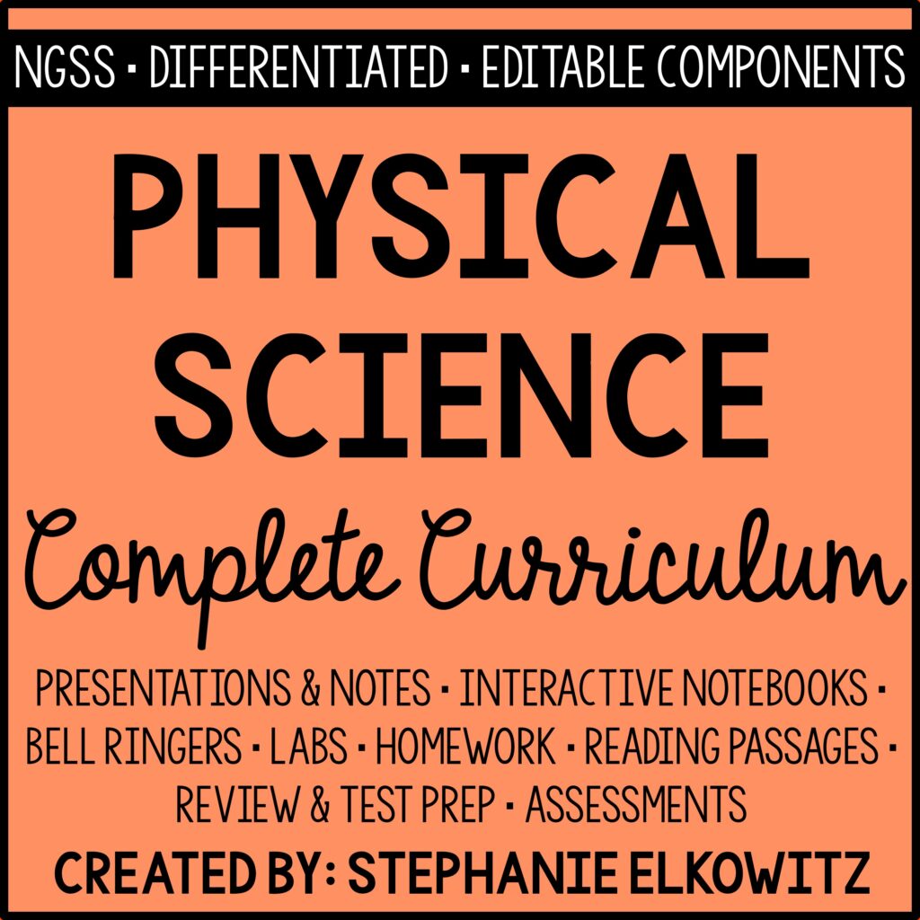 Physical Science Curriculum | Stephanie Elkowitz