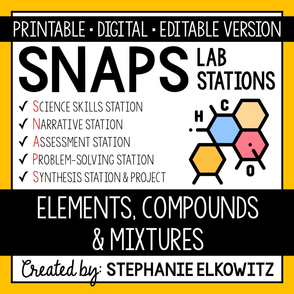 Elements, Compounds and Mixtures Lab | Stephanie Elkowitz