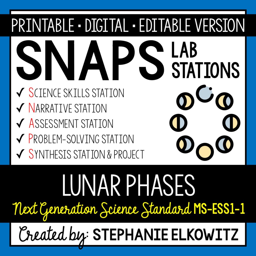 MS-ESS1-1 Lunar Phases Lab | Stephanie Elkowitz