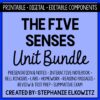 Five Senses & Sensory Processing Unit Bundle | Stephanie Elkowitz