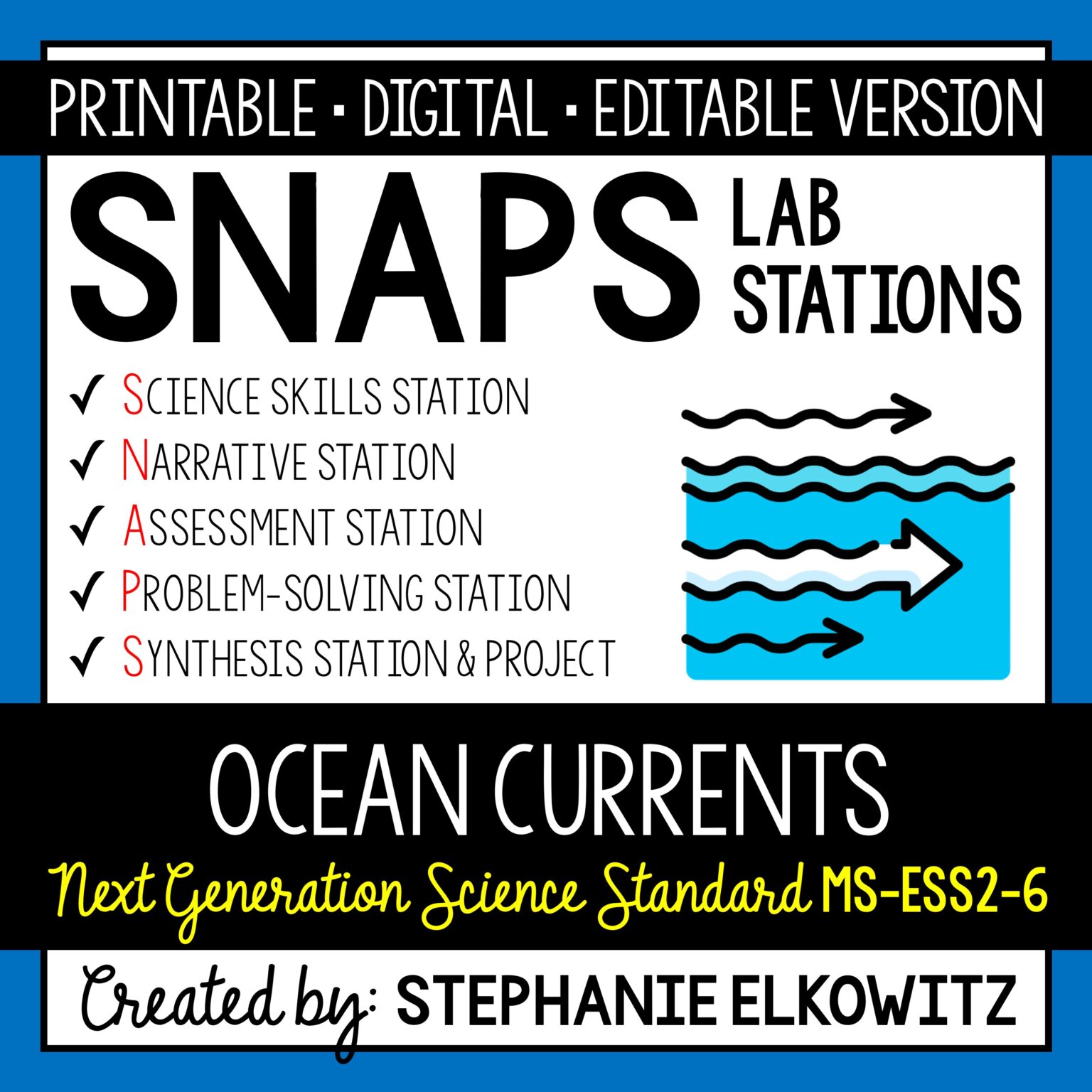 MS-ESS2-6 Ocean Currents and Climate Lab | Stephanie Elkowitz