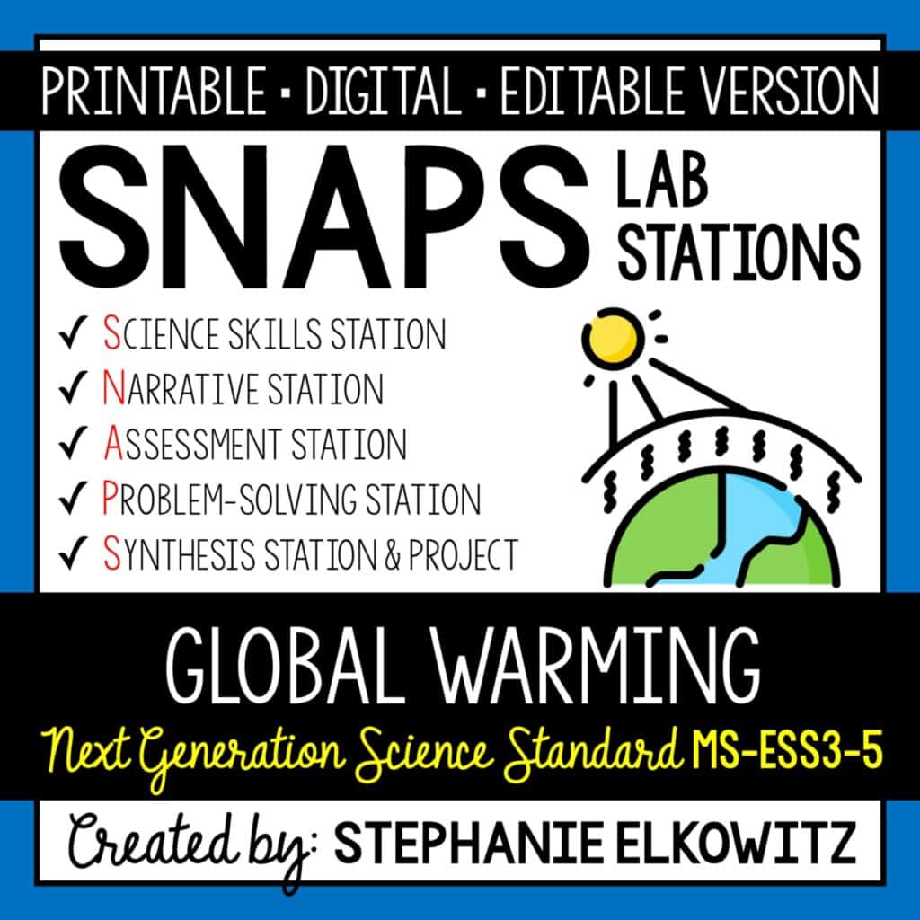 MS-ESS3-5 Global Warming Lab | Stephanie Elkowitz