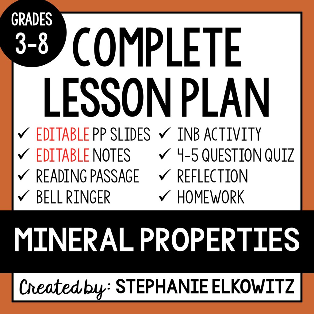 Mineral Properties Lesson | Stephanie Elkowitz