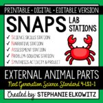 4-LS1-1 External Animal Parts Lab | Stephanie Elkowitz