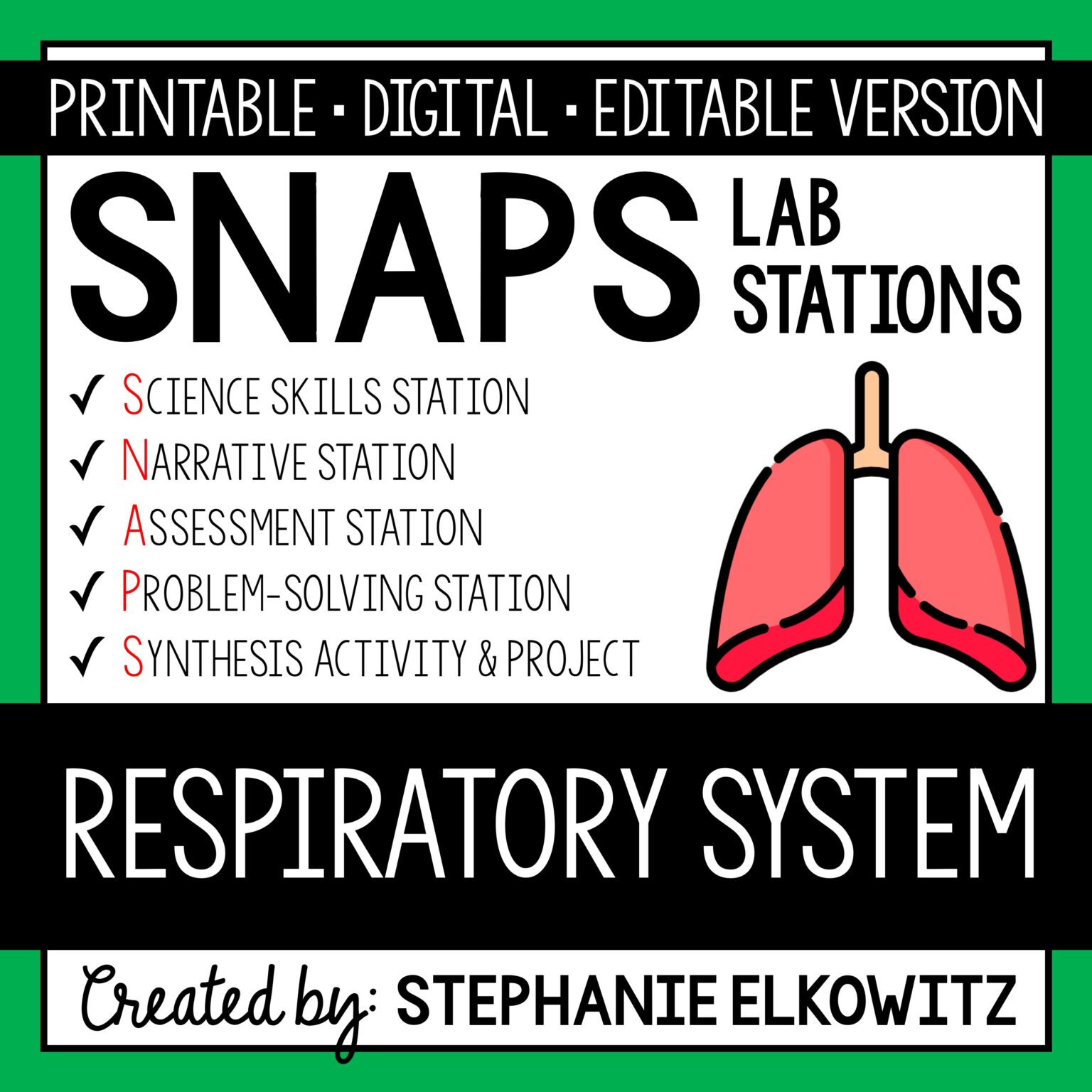 Respiratory System Lab | Stephanie Elkowitz